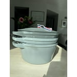 STAUB Cast Iron Set 4-pc, Stackable Space-Saving Cookware Set, Dutch ...