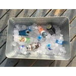 Better Homes & Gardens- Large Rectangle Galvanized Tub BH28-056-099-29 ...