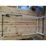 Mainstays Adjustable Rolling Garment Rack Metal Chrome, White, 84 ...