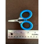 Cuda Micro Scissors, 3", Titanium Bonded Serrated Blades, Blue, Fishing ...