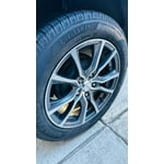 RTX Contour 16x7 Metal Rims, 5x114.3 ET40 CB73.1, Gunmetal Machined ...