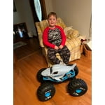 Official Monster Jam Mega Megalodon RC Monster Truck with All-Terrain ...