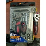 Performance Tool 45-Piece Stubby Set with Repair Kit, Assorted Tool Kit ...