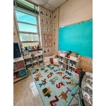 Eric Carle Elementary Pink Alphabet Kids Area Rug Pink/Blue, 35"x51 ...