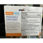 AcneFree Terminator 10 Acne Spot Treatment Cream with 10% Benzoyl ...