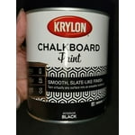 Krylon® Chalkboard Paint Brush-On, Black, 1 Quart - Walmart.com