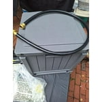 Suncast 150ft. Garden Hose Hideaway Reel, Outdoor Storage Box, Gray ...