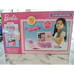 Barbie Play Checkout Set: Cash Register with Sounds, Pretend Money ...
