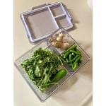 The Home Edit Bento Box Clear Food Storage Container Set of 3 ...