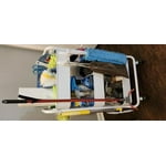 COWIN 3 Tier Metal Rolling Utility Cart, Black, Small Organizer with ...