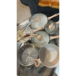 Soday 13Pcs Pots and Pans Set Kitchen Cooking Granite Cookware Nonstick ...