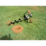 "XtremepowerUS 1500W Electric Post Hole Digger with 6"" Auger Bit Set ...