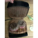 George Foreman 2-Serving Copper Color Classic Plate Grill, Electric ...