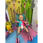 Kid Connection 10-Piece Baby Doll & Stroller Set, Light Skin Tone ...