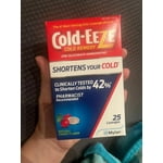 Cold-EEZE Cold Remedy Zinc Lozenges, Natural Cherry, Cold Relief, 25 Ct ...