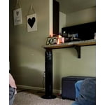 Mainstays 36" Tall 3-Speed Oscillating Tower Fan, FZ10-19JR, New, Black ...