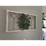 Stratton Home Decor Distressed Window Panel Wall Decor with Metal ...