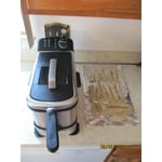 Farberware Deep Electric Basket Fryer, 3-Liter Filter, Stainless Steel ...