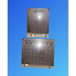 Martha Stewart Grayson Acrylic Wall Calendar and Notes Board Set with ...