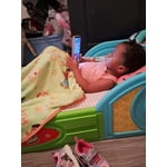 CoComelon Sleep and Play Toddler Bed with Built-In Guardrails by Delta ...