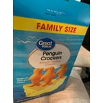 Great Value Baked Cheddar Penguin Crackers 19 oz Kosher Dairy Snack ...