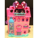 Disney's Minnie Mouse Bow-Tel Hotel Dollhouse Playset with Lights ...