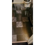 VEELIKE 4pcs Yellow Marble Floor Tiles Peel and Stick 12"x12" Removable ...