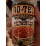 (8 pack) ROTEL Lime Cilantro Green Chili Mexican Style Diced Tomatoes ...