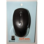 Onn 5-Button Wireless Bluetooth Mouse, Ergonomic Design, USB-A Nano ...