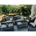 Mainstays Tuscany Ridge 4 Piece Conversation Set, Blue - Walmart.com