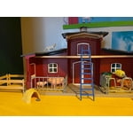 Schleich Farm World - 92 PC Red Barn Farm Playset with Animals, Farmer ...