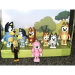 Bluey Poseable Toys Pack - Family and Friends 2.5 inch Action Figure ...