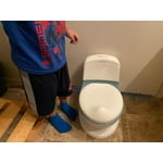 Costway Kids Realistic Potty Training Transition Toilet w/ Flushing ...