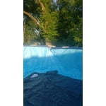 TINSUN 15ft Large Swimming Pool, Easy Set Above Ground Pool for Family ...