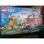 LEGO Fire Command Unit 60374, Rescue Fire Engine Toy Set, Kids Ages 6 ...
