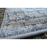 Crosshatch Grey High Low Indoor Area Rug - Stain-Resistant - 30 x 46 ...
