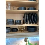 Yellowstone 12-Piece Ceramic Dinnerware Set, Stoneware with Reactive ...