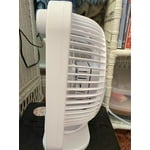 Mainstays Compact 9 Inch Box Fan with 3 Speeds Black, Portable Desktop ...