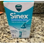 Vicks Sinex Saline Nasal Rinse Packets for Sinus Congestion Relief ...