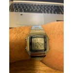 Casio A158W-1 Men's Classic Stainless Steel Water Resistant Digital Wrist Watch with LED Light ...