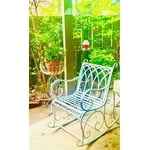 SAFAVIEH Medrano Outdoor Patio Rocking Chair, Antique White - Walmart.com