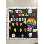 Schoolgirl Style Hello Sunshine Giant Rainbow Bulletin Board Set (47 ...