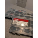 Hyper Tough 2-Pack Organizer, Stackable Plastic with 8 Movable Dividers ...