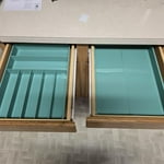 SimpleHouseware Expandable Cutlery Divider, Compact Silverware Storage ...