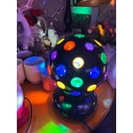 Kicko Rotating Spinning Disco Ball with LED Lights - Perfect for ...