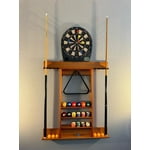Topbuy Wall-Mounted Billiard Pool Cue Rack Pool Sticker Holder for ...