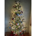 Vickerman 6' Minnesota Pine Half Artificial Christmas Tree, Unlit ...