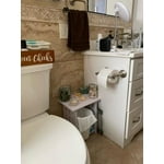 White Modern Small Night Side Bed Table with Storage Rack Organizer ...