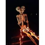 "Lifesize Two-Headed Skeleton Halloween Decor - Posable, Hanging ...