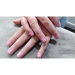 Blinger Nail Wand - Chevron With Pink Glitter - Walmart.com